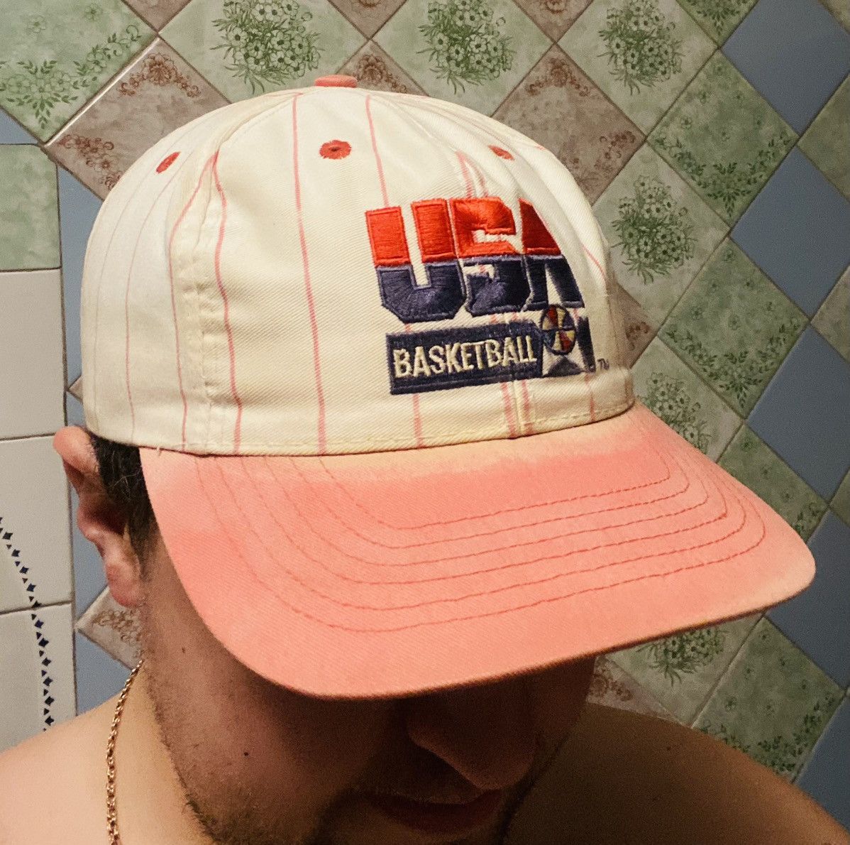 NBA USA Dream Team 90s SnapBack Hat Rare Cap 🧢 | Grailed