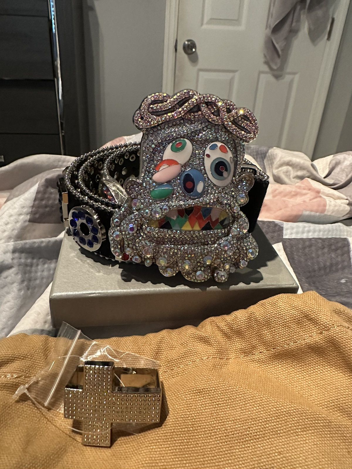 Vintage Stolen Arts Kami Jesus Chain Belt | Grailed