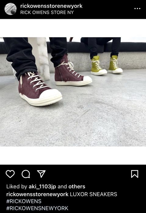 Rick Owens NEW DIRTY PINK / MILK RAMONES PONY HAIR FUR 43 10US | Grailed