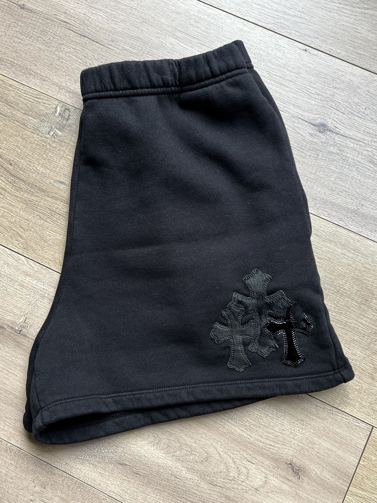 Chrome Hearts Chrome Hearts Black Cemetery Cross Patch Size Large ...