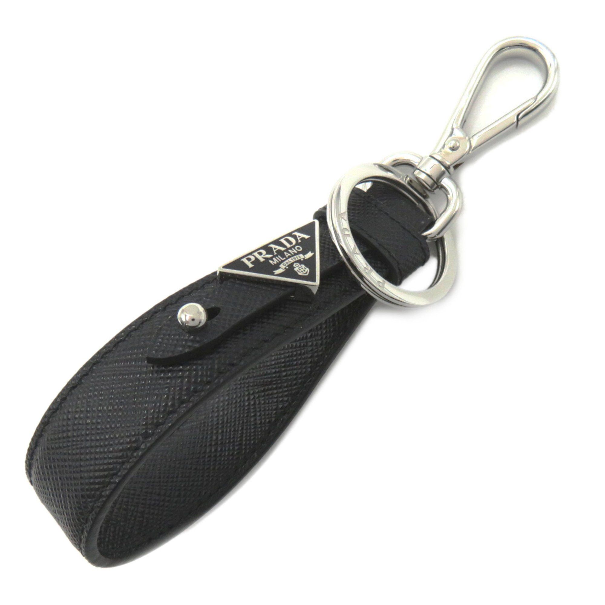Prada PRADA Key ring Black NERO Safiano leather 2PP68T053F0002 | Grailed
