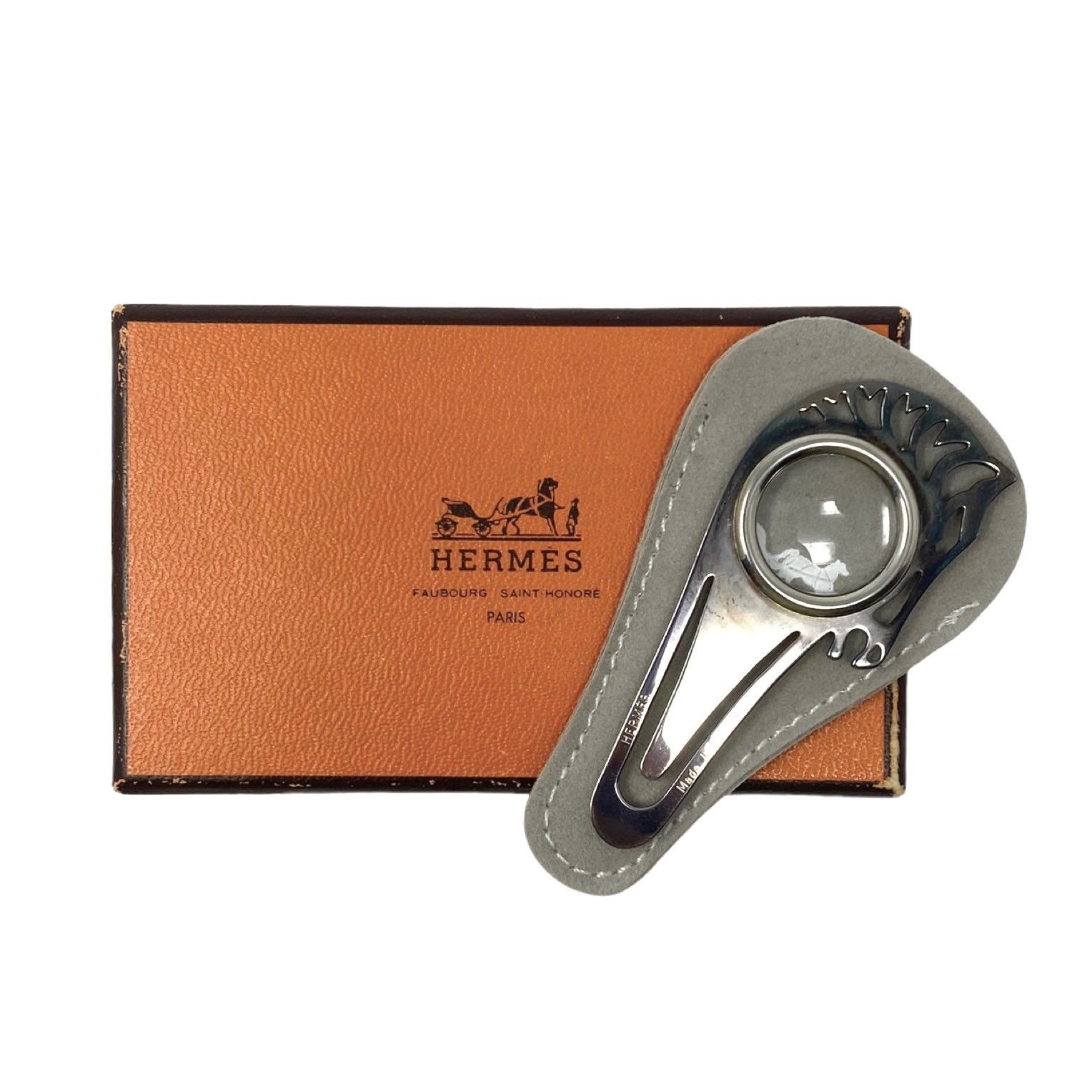 Hermes Hermes Palladium Bookmark Horse Motif Loupe | Grailed