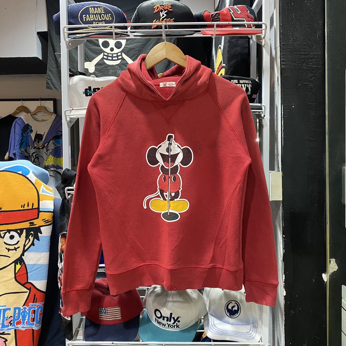 Mickey Mouse VTG NUMBER NINE INSPIRED DESIGN MICKEY MOUSE HOODIE BIG ...
