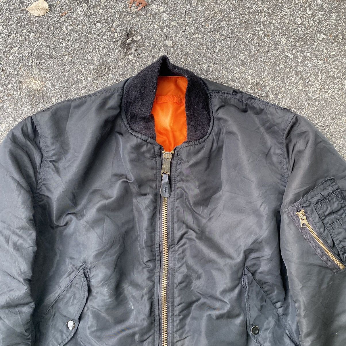 Military × Vintage vintage 80s military jacket USAF MA-1 jacket | Grailed