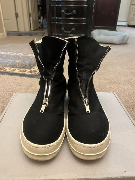 Rick Owens Rickowens Front Zip Shoes | Grailed