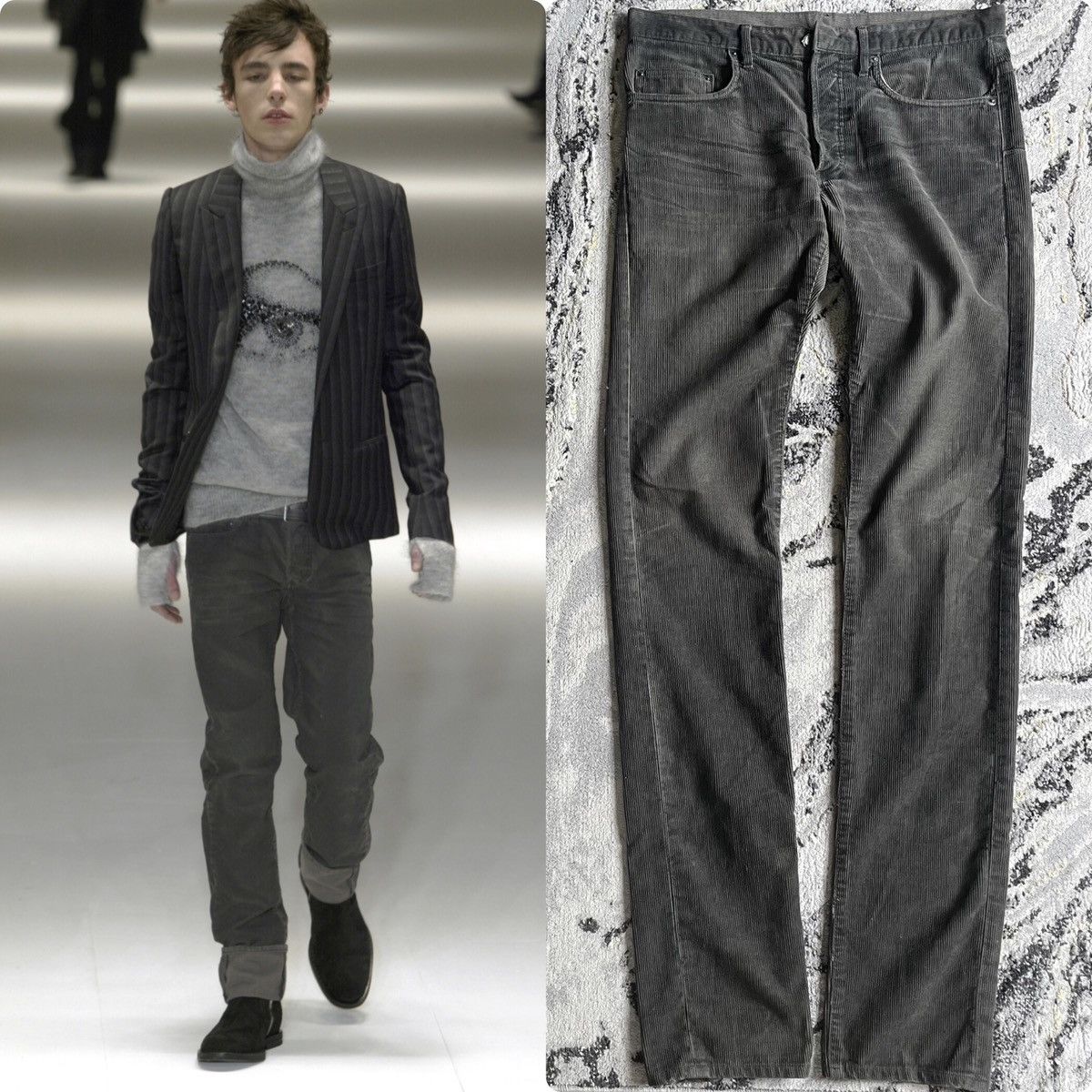 Dior Dior homme AW04 VOTC corduroy pants | Grailed