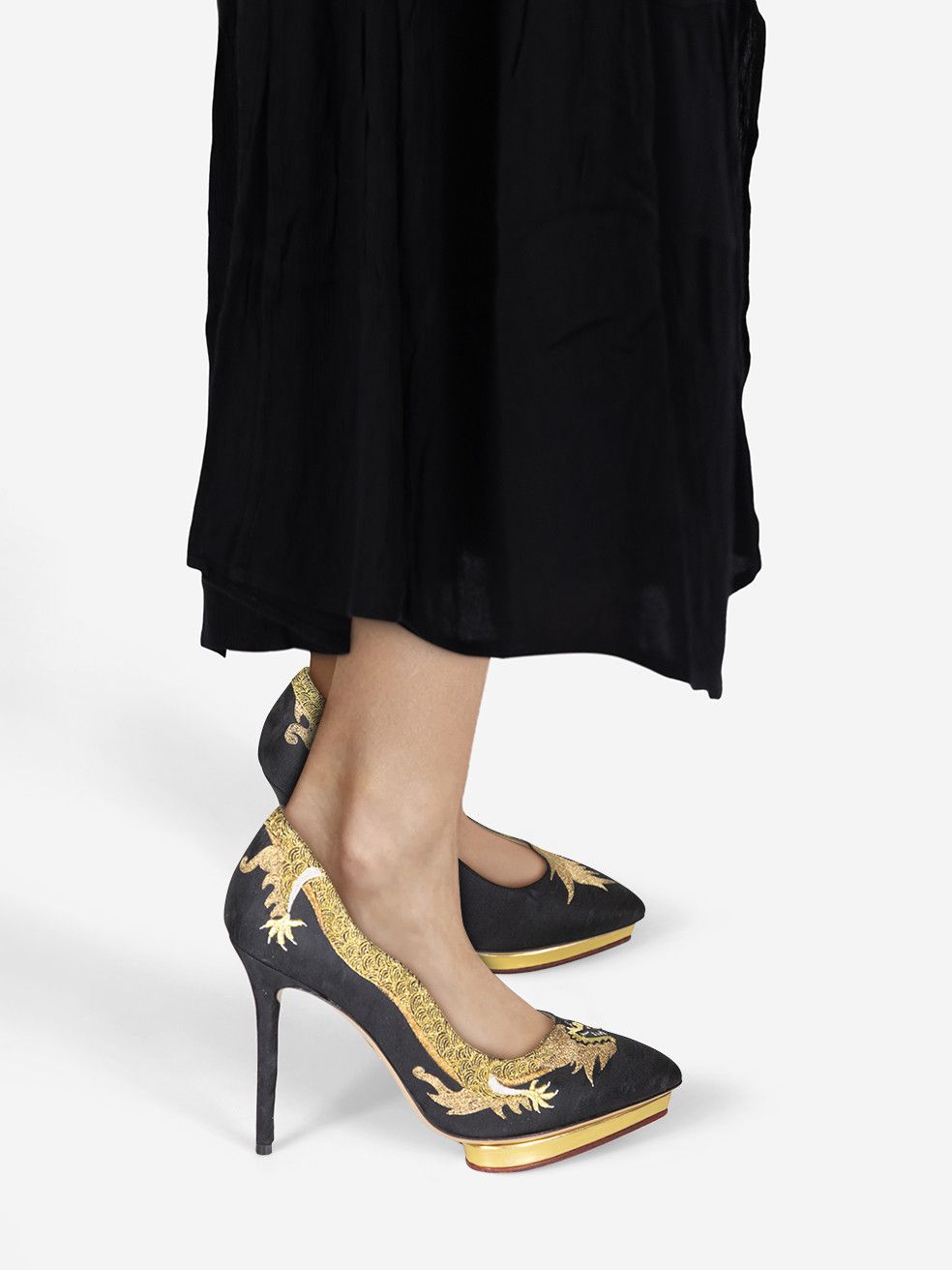 Charlotte Olympia Auspicious Debbie Dragon Pumps | Grailed