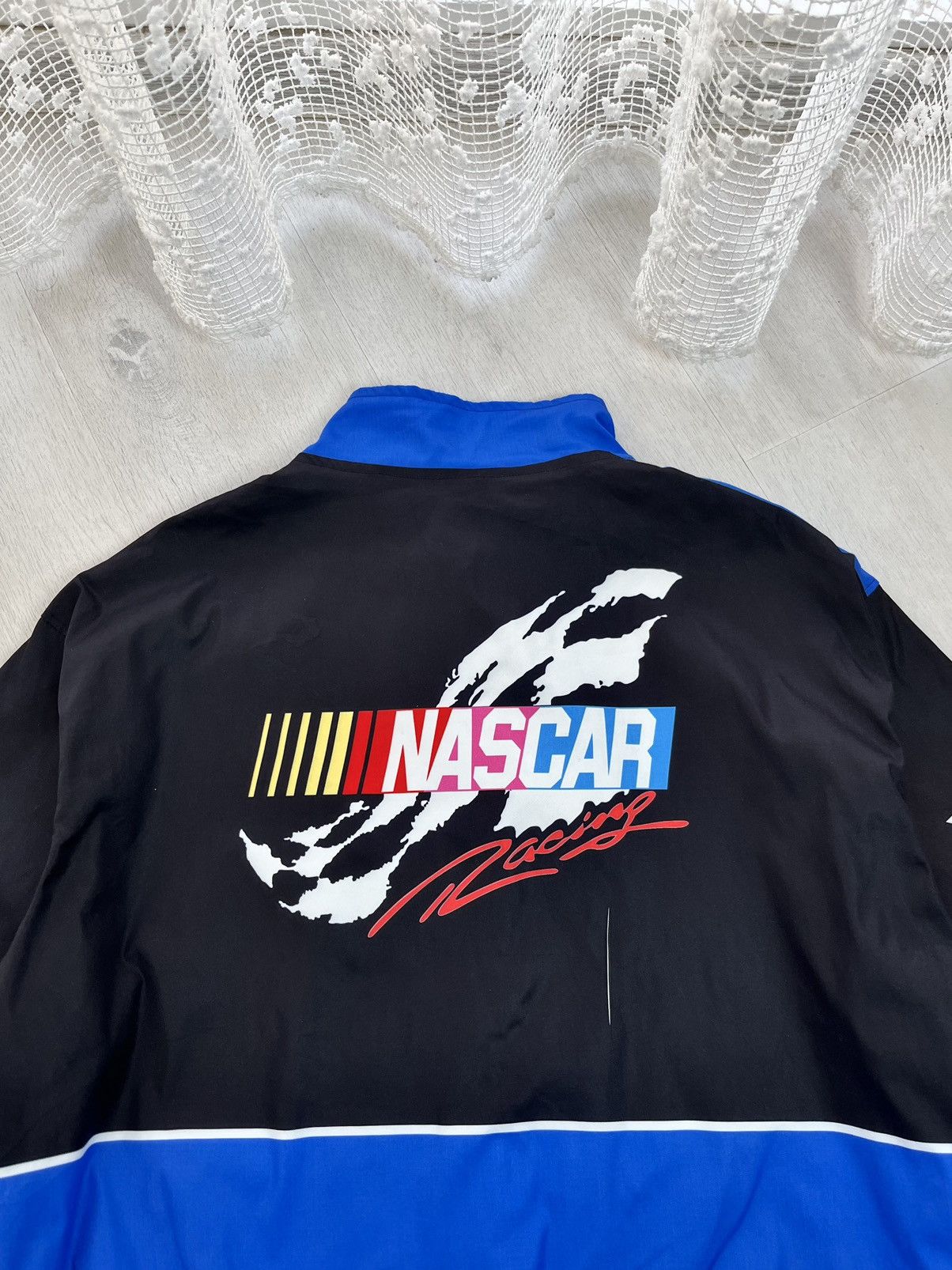 NASCAR × Racing × Streetwear Vintage NASCAR Racing Jacket Big Logo Y2K ...