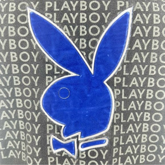 Playboy Playboy Blue Velvet Bunny Shirt | Grailed
