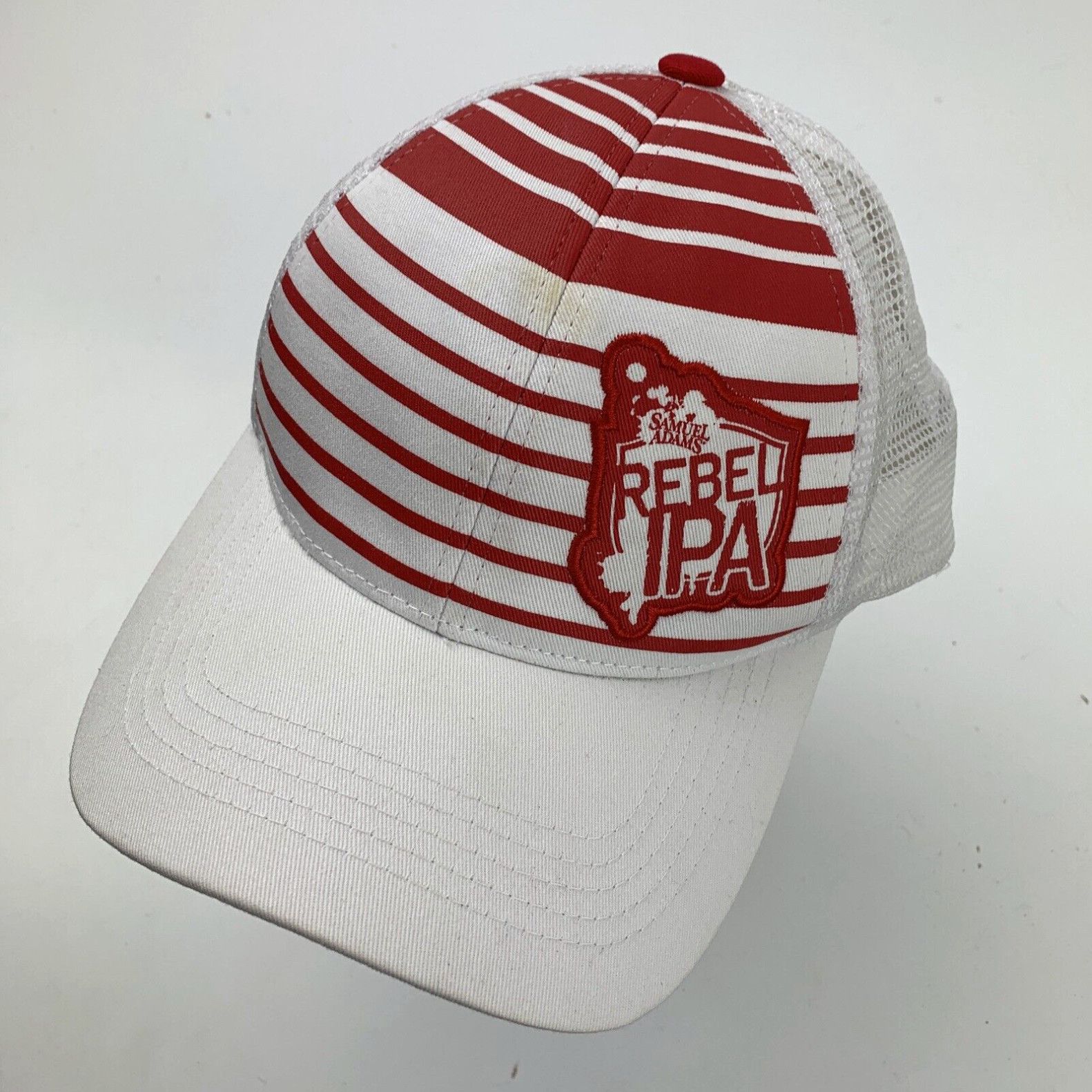 Bally Samuel Adams Rebel OPA Trucker Ball Cap Hat Snapback Baseball ...