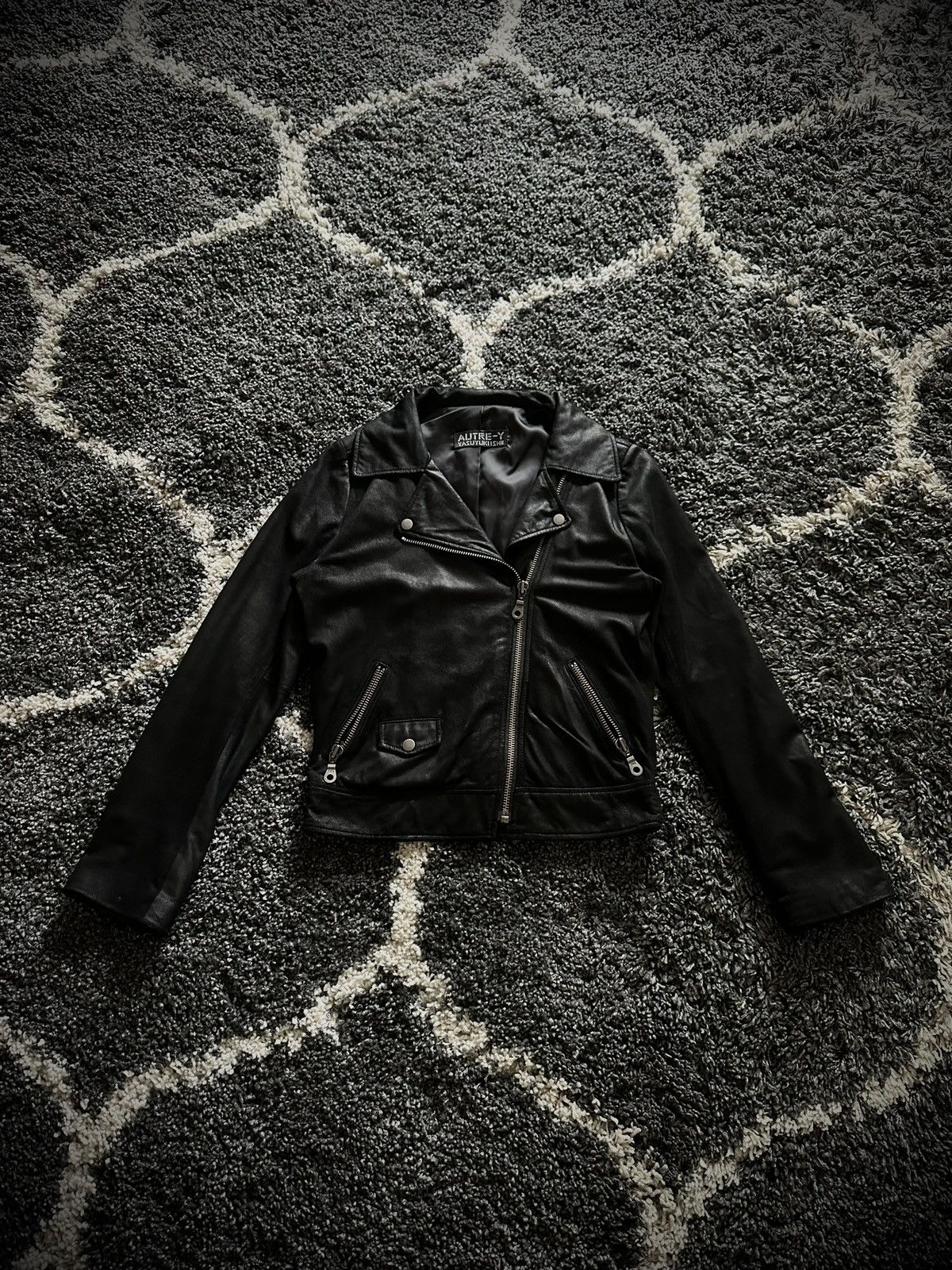 Japanese Brand Yasuyuki ishii Sheepskin leather Rider Jacket | Grailed