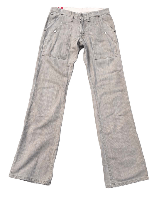 Vintage FLARED 🔥 BLUE WAY LOW RISE BUSH PANT CASUAL PANT | Grailed