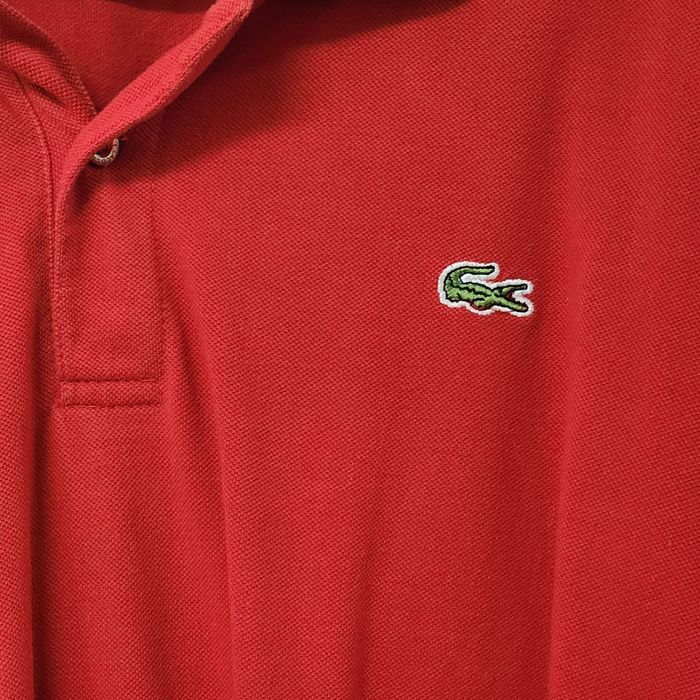 Lacoste Mens Lacoste Polo Shirt Red Size XXL Logo Collared Shirt | Grailed