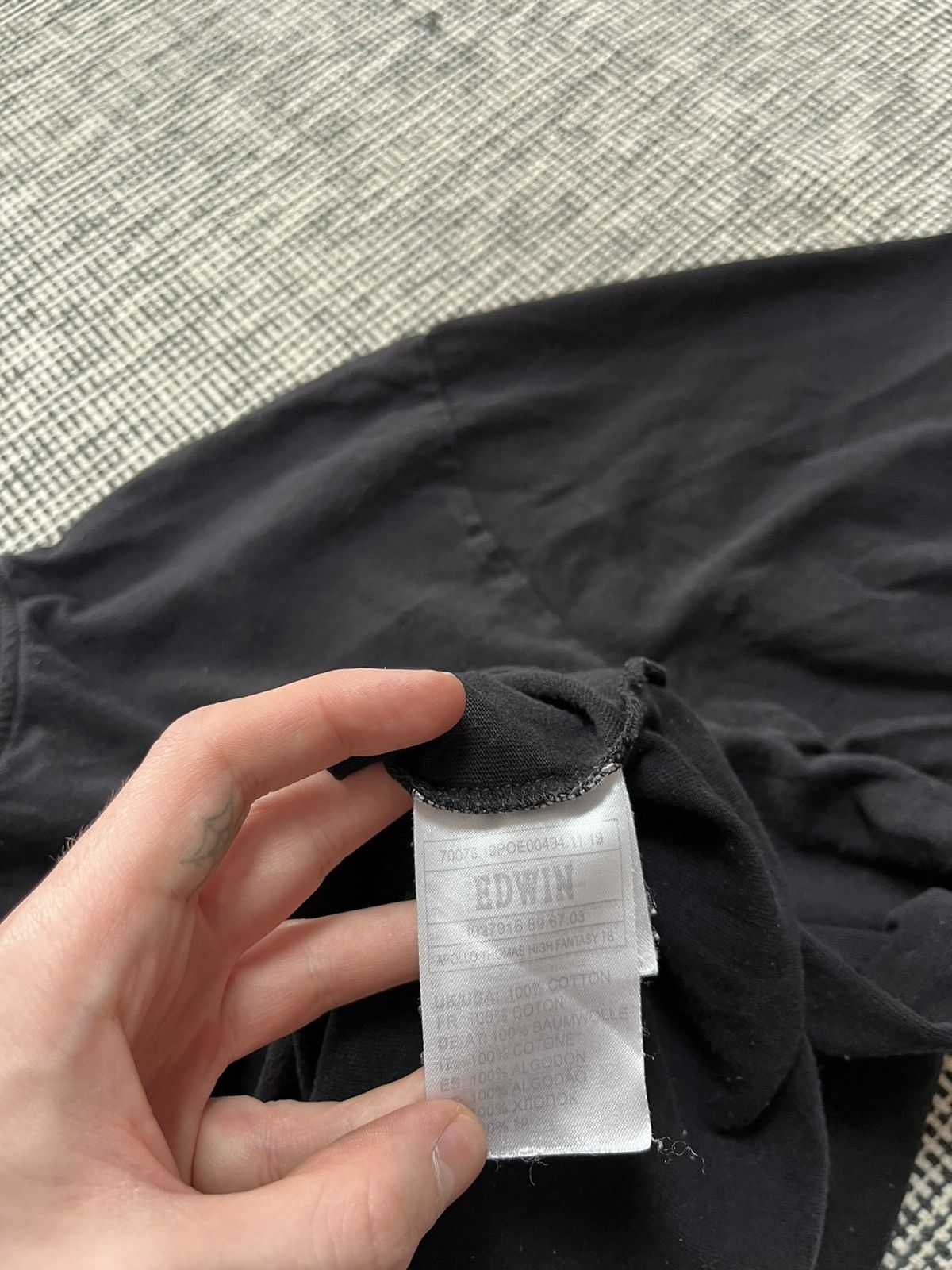 Anime × Edwin × Japanese Brand rare Edwin x Apollo Thomas manga t-shirt ...