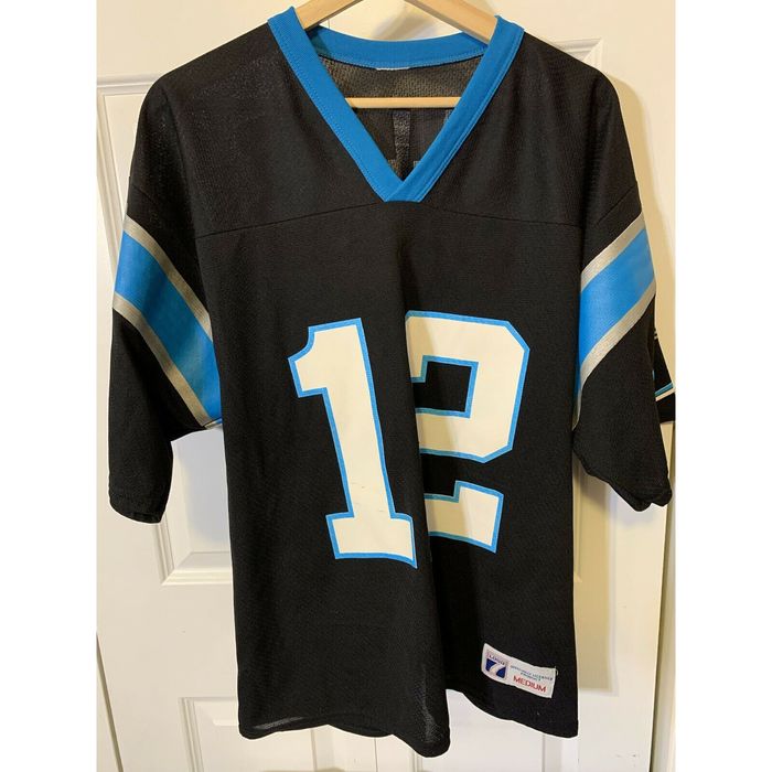 Logo 7 Vtg 90s CAROLINA PANTHERS KERRY COLLINS #12 LOGO 7 FOOTBALL ...