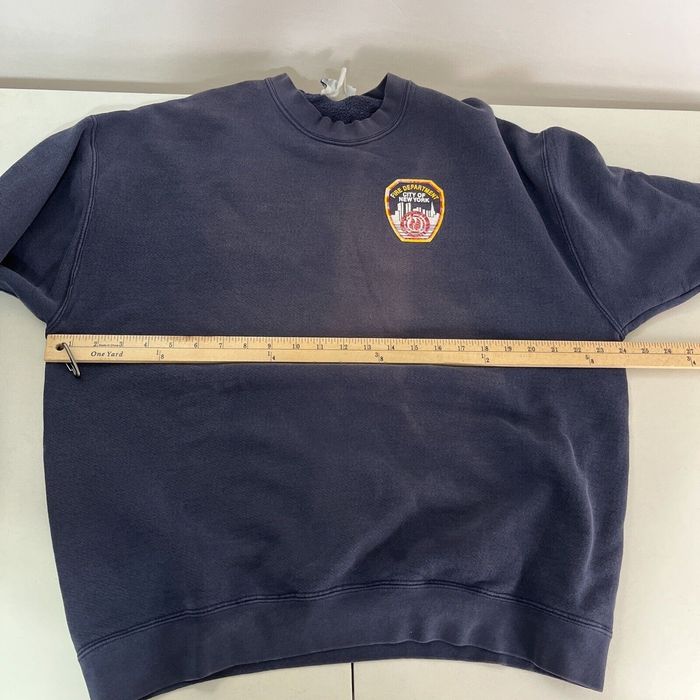 Vintage 90s FDNY Keep Back 200 Feet NYC Fire Department Sweatshirt ...