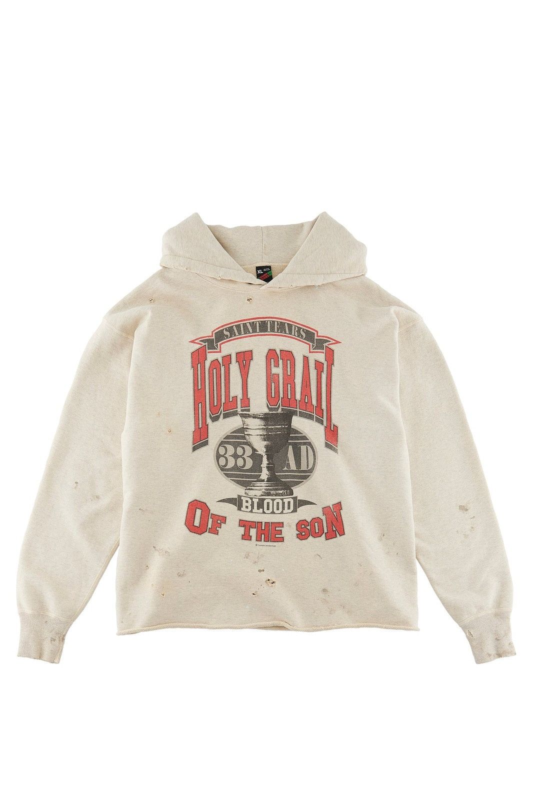 DENIM TEARS × Saint Michael Saint Tears Holy Grail hoodie | Grailed