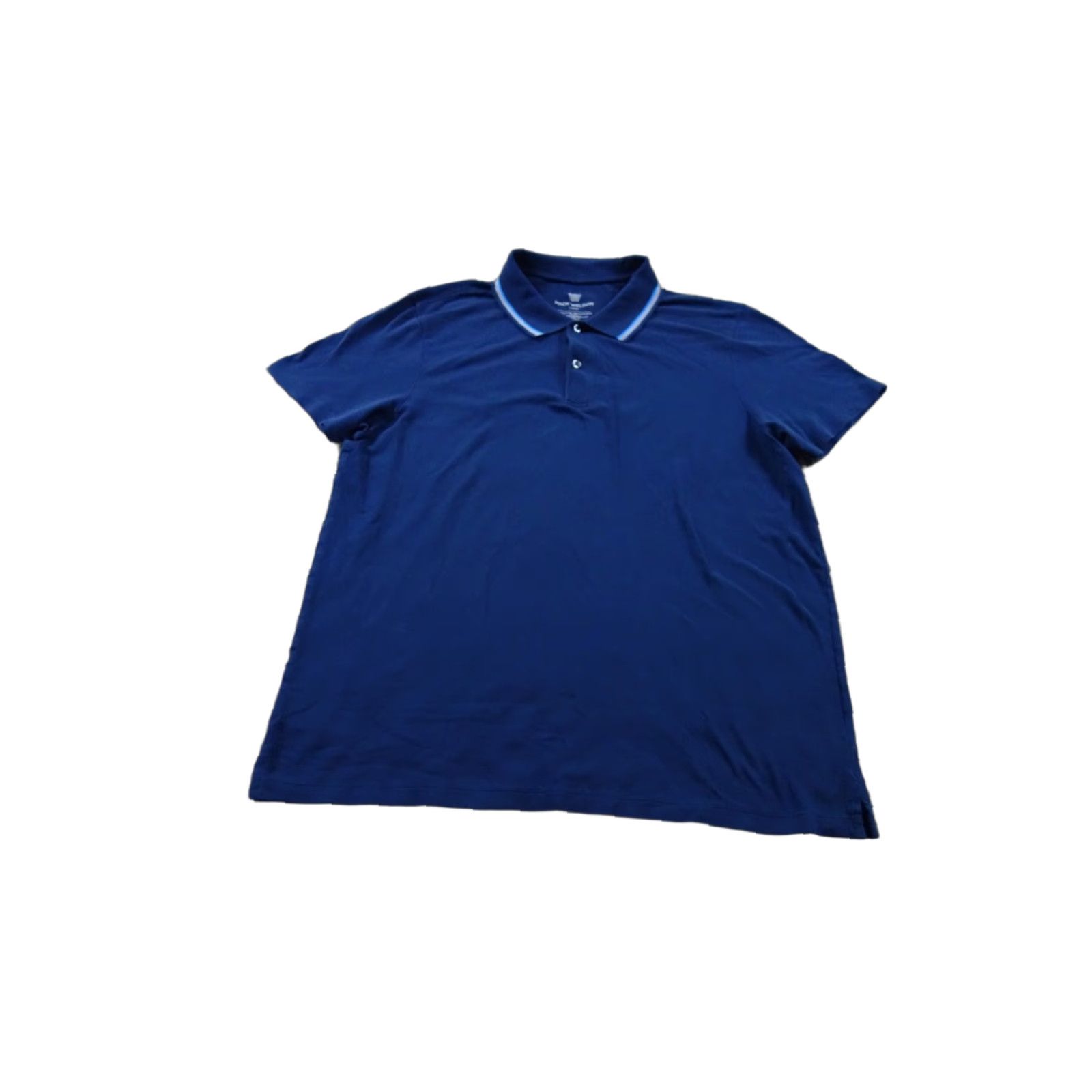 Vintage Mack Weldon Polo Shirt Mens Large Blue Short Sleeve Performance ...