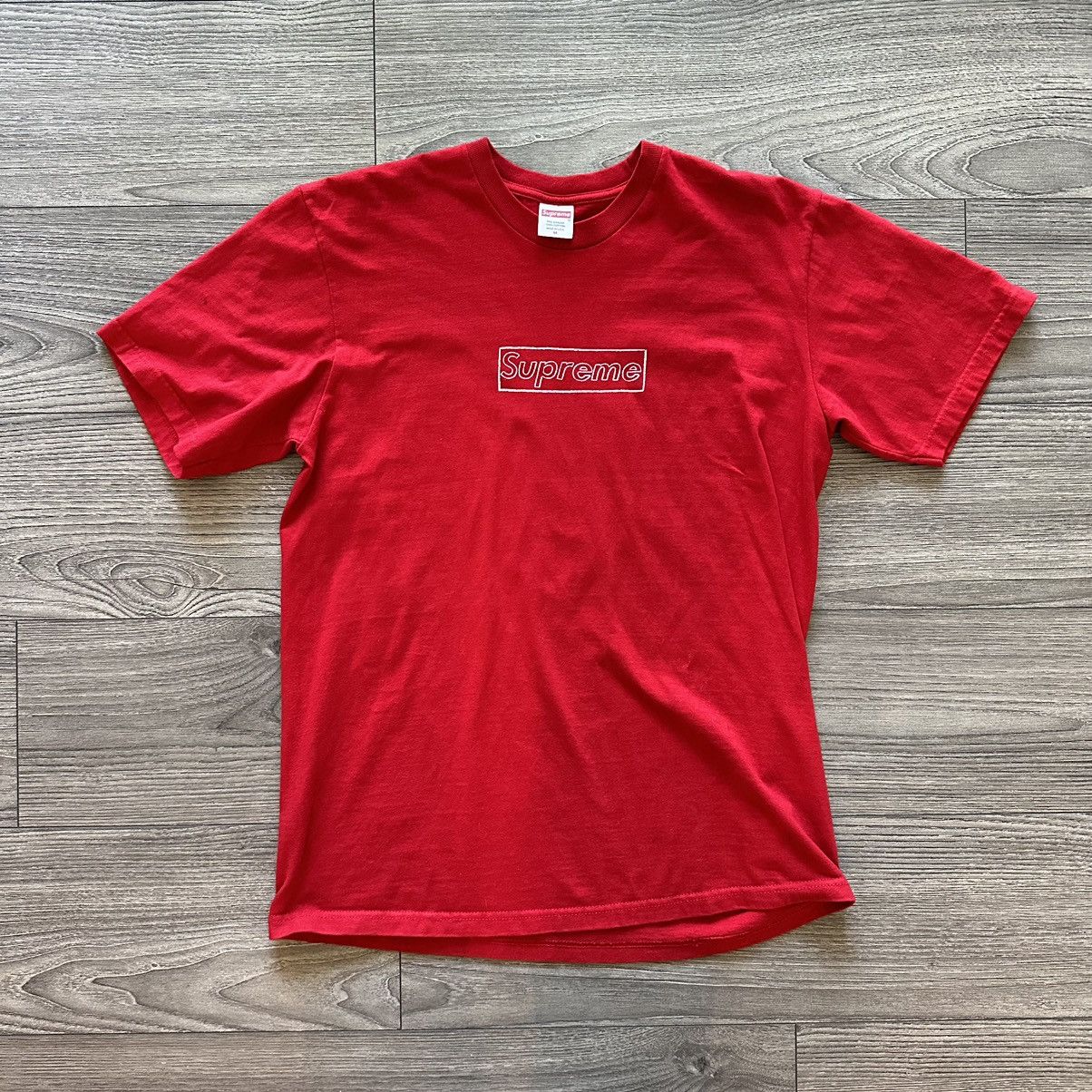 Supreme Supreme Kaws Box Logo T-Shirt | Grailed