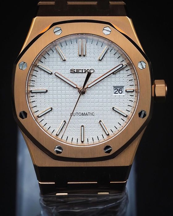 Seiko Seiko custom luxury Royal oak watch | Grailed