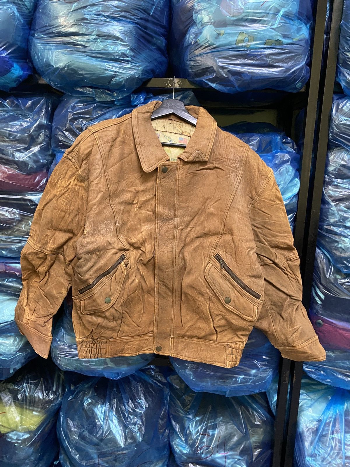 Leather VINTAGE 80s HOBO LEATHER TANKER JACKET | Grailed