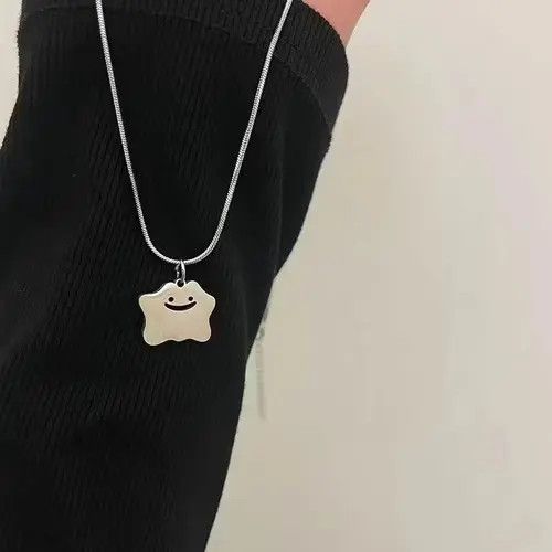 Chain × Streetwear × Vintage Ditto Chain Silver Anime Pokemon Art ...