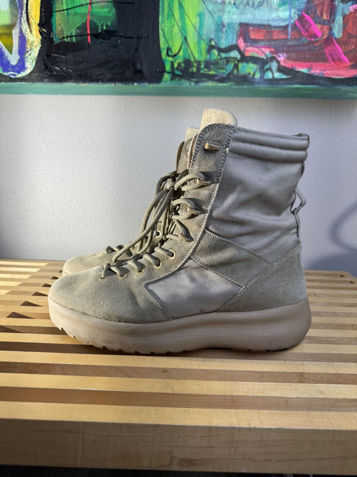 Adidas × Kanye West × Yeezy Yeezy Military Boot by SEASON 3 “Rock ...