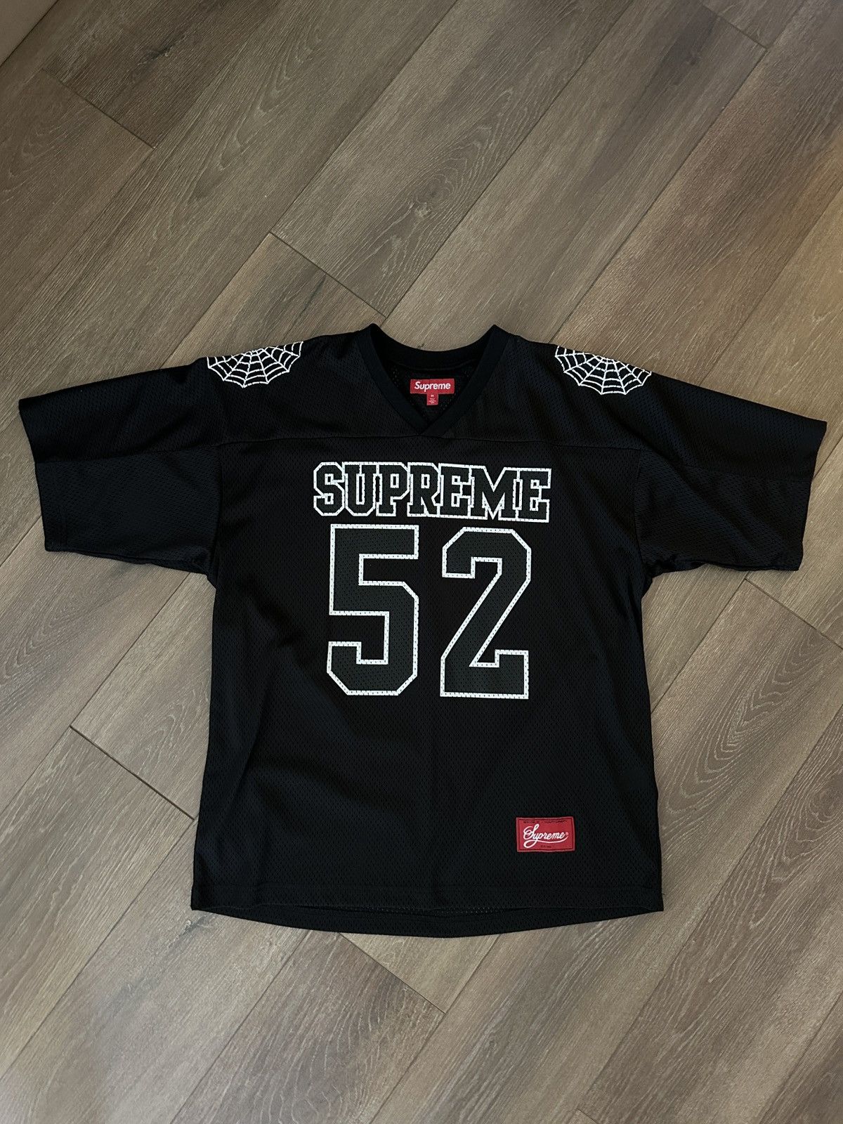 Supreme Supreme Spiderweb Football Jersey | Grailed