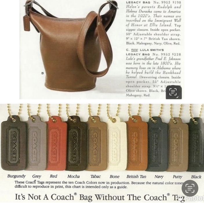 Vintage Vintage Coach Helen Berg’s Legacy Duffle 9953, British Tan ...