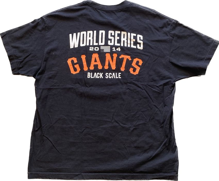 Streetwear Black Scale BLVCK SCVLE SF Giants Championship T-shirt | Grailed
