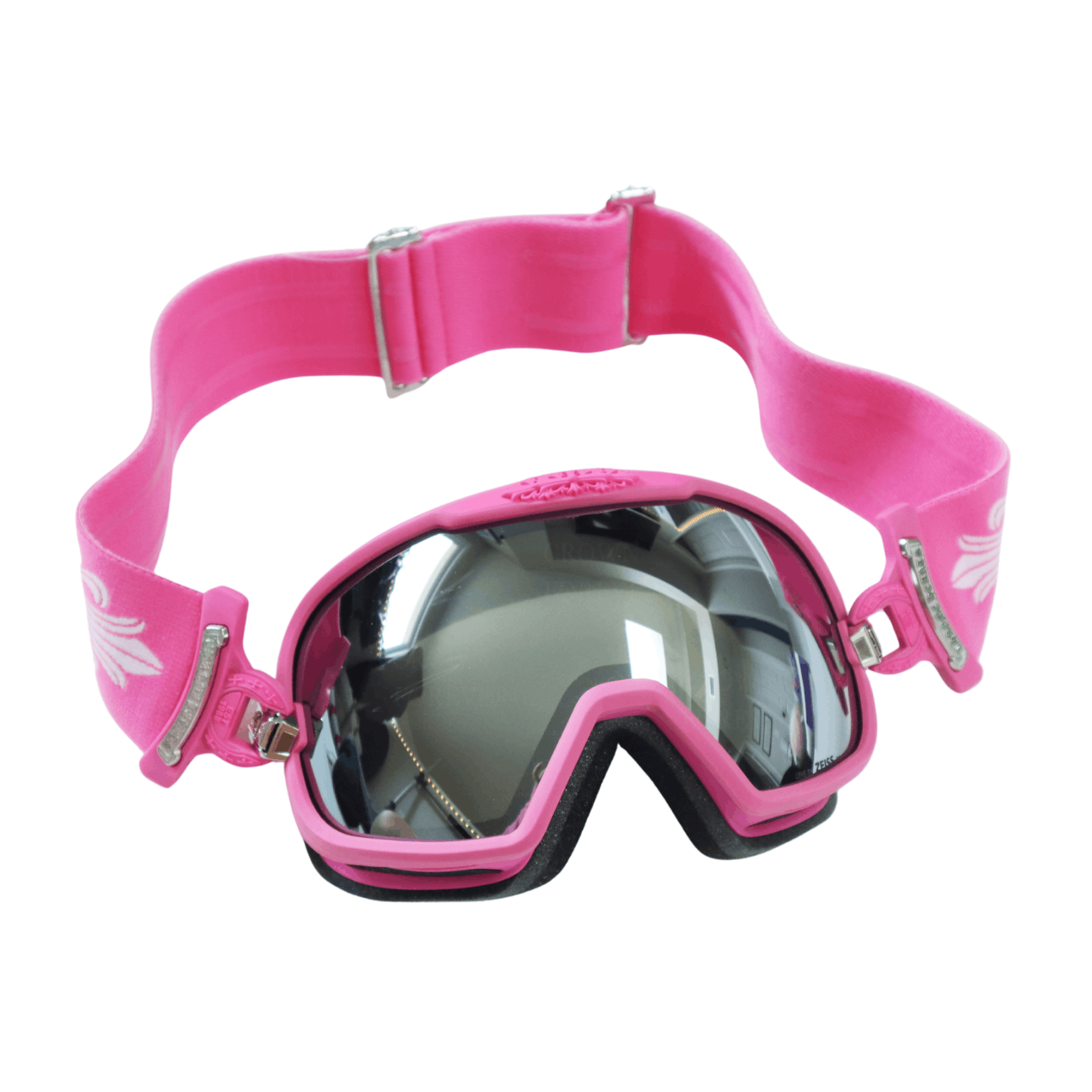 Chrome Hearts Chrome Hearts Silver Morning Ski Goggles Pink | Grailed