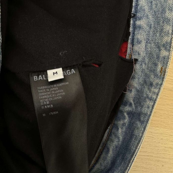 Balenciaga Balenciaga Slashed Denim | Grailed