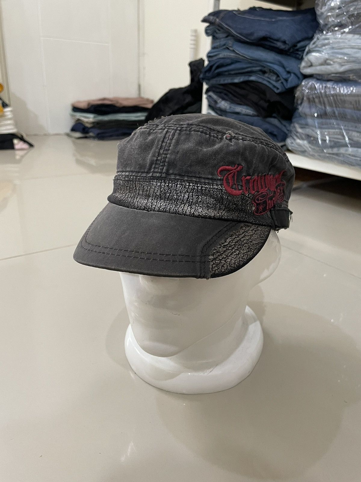 If Six Was Nine 2000s Cadet hat wax studet gothic y2k style | Grailed