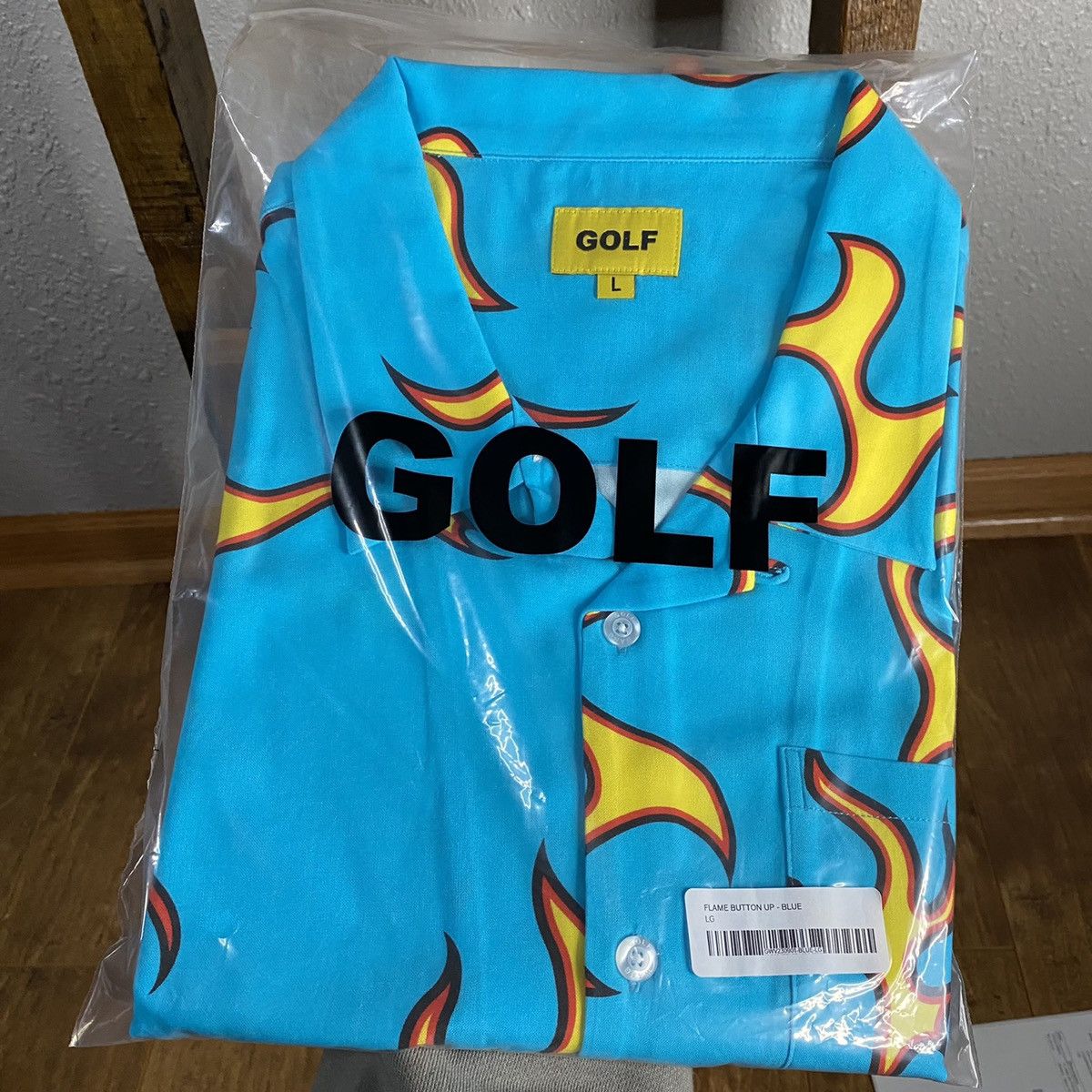 Golf Wang × Streetwear × Tyler The Creator Tyler the Creator Golf Flame Button Up Shirt | Grailed