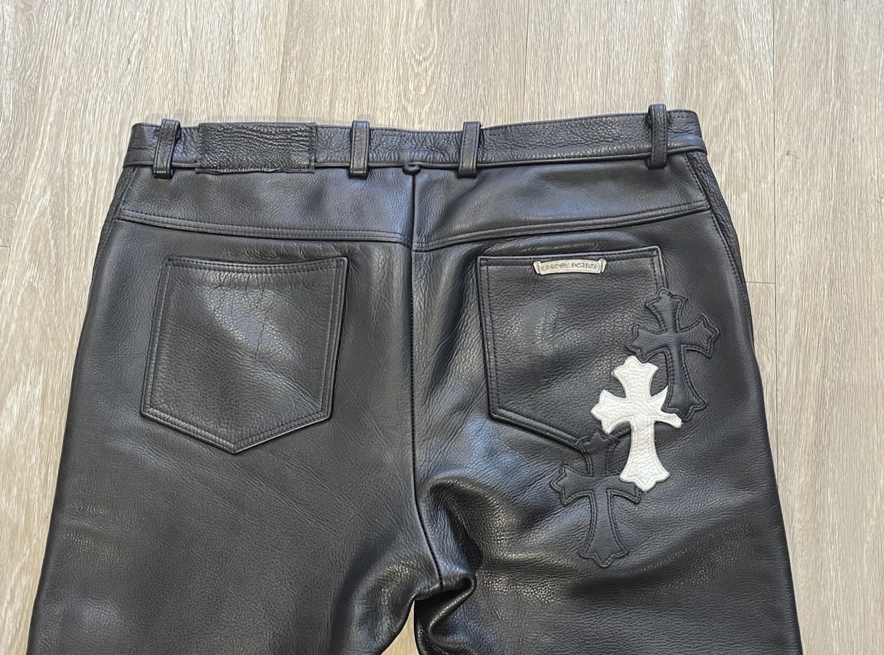Chrome Hearts Chrome Hearts Leather pants | Grailed
