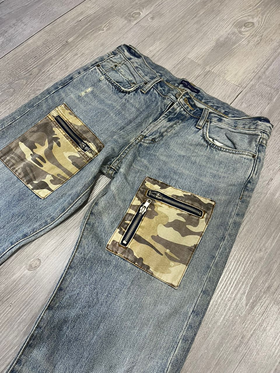 Vintage RARE Jeans Denim bit blue Jeans | Grailed