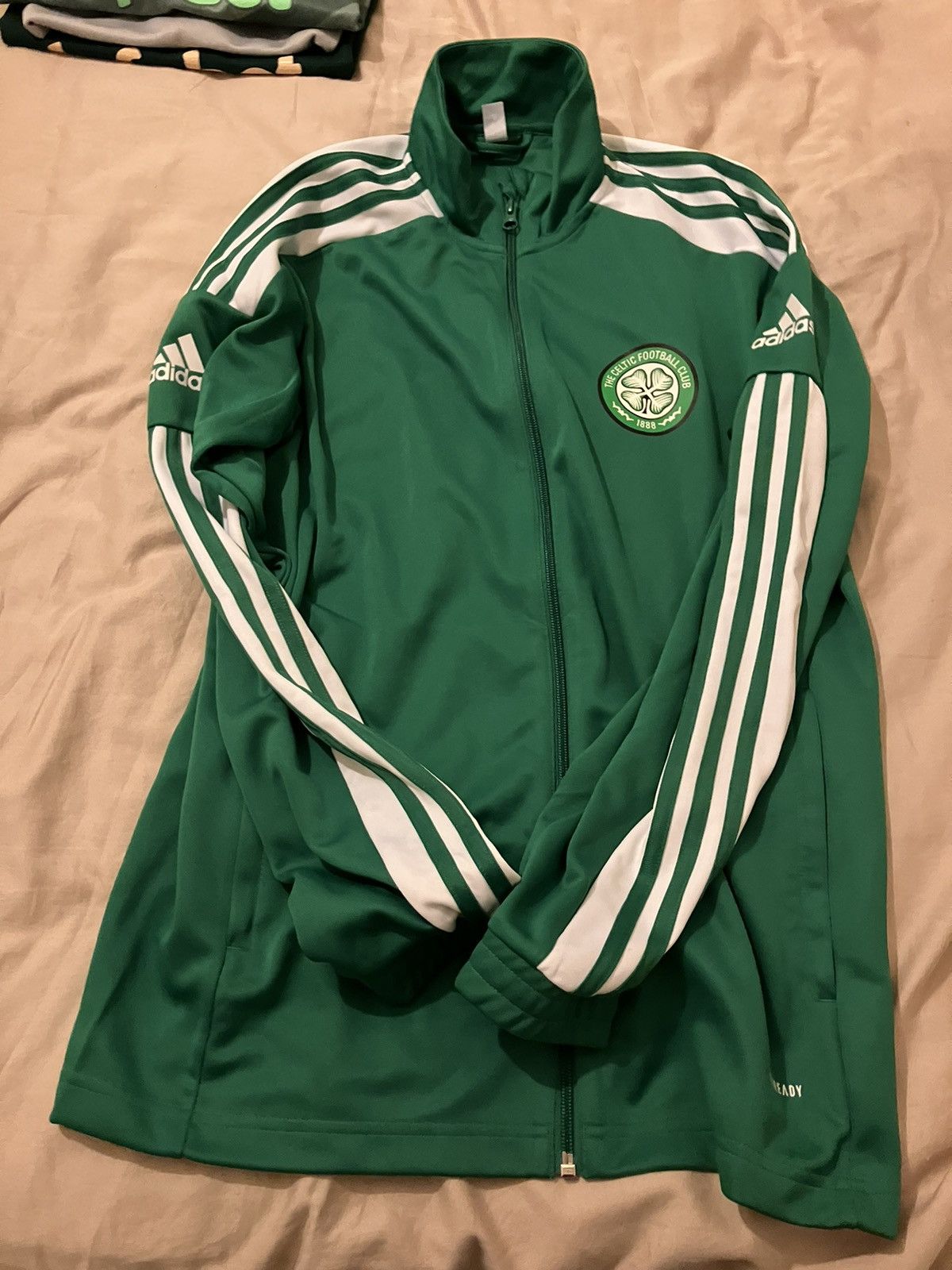 Adidas Celtic Adidas Tracksuit top | Grailed