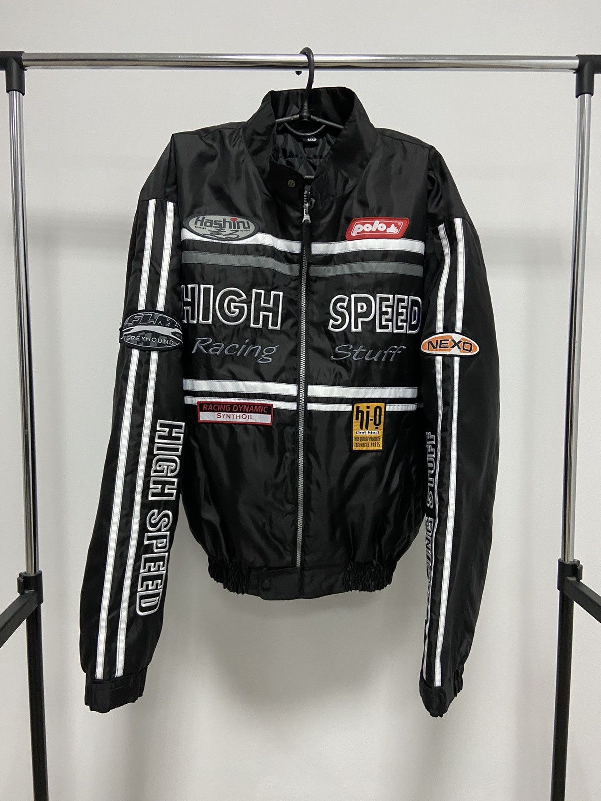 Vintage High Speed Racing Stuff Jacket Big Logo Vintage Team | Grailed