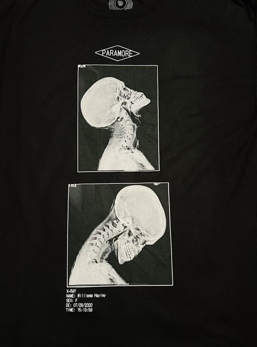 Band Tees PARAMORE Official Tour X-RAY tee Hayley Williams large | Grailed