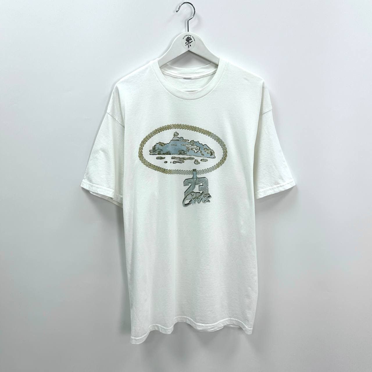 Rare Corteiz x Central Cee 23 white tee OG y2k hype Rap oversize | Grailed