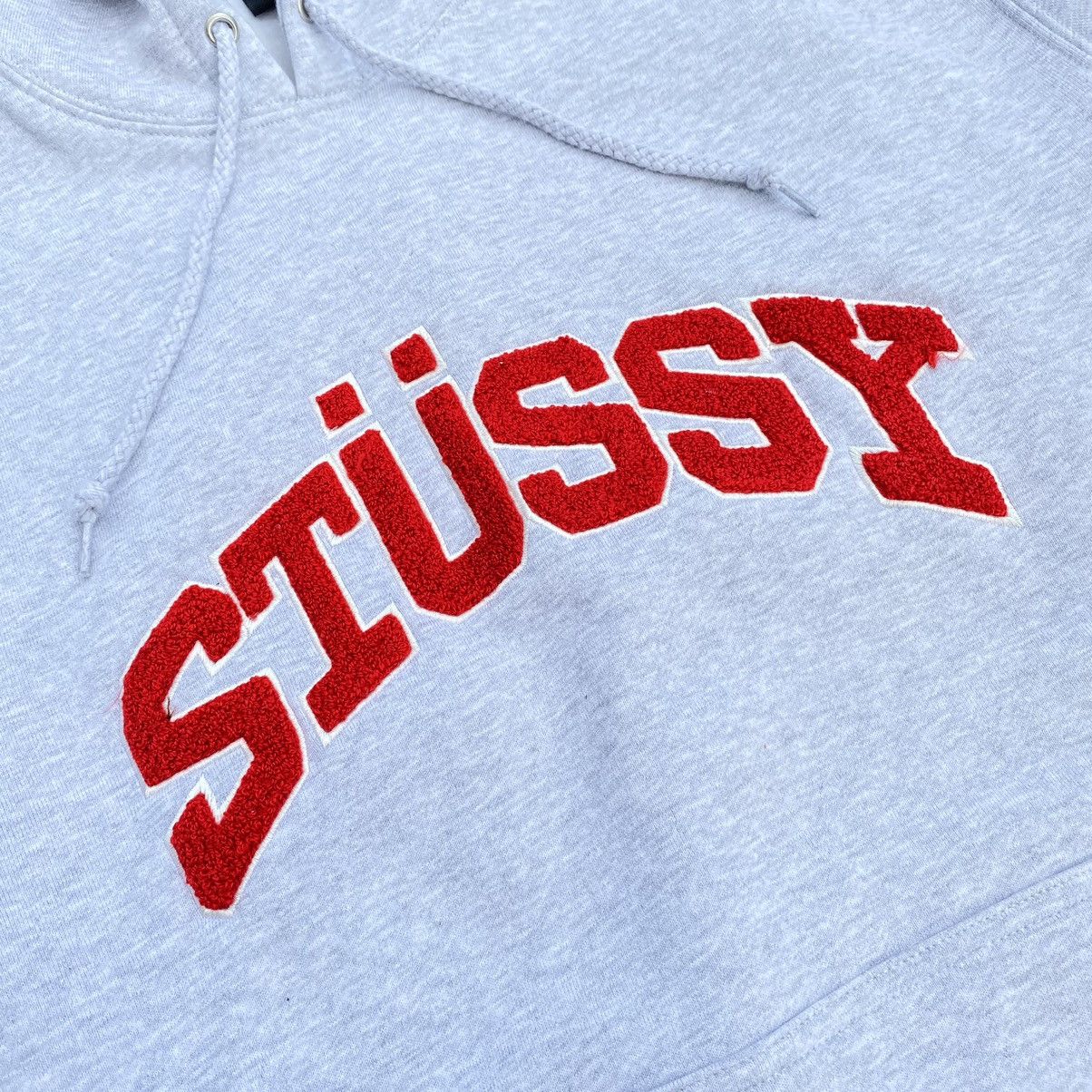 Streetwear × Stussy Stussy Red Font Hoodie | Grailed