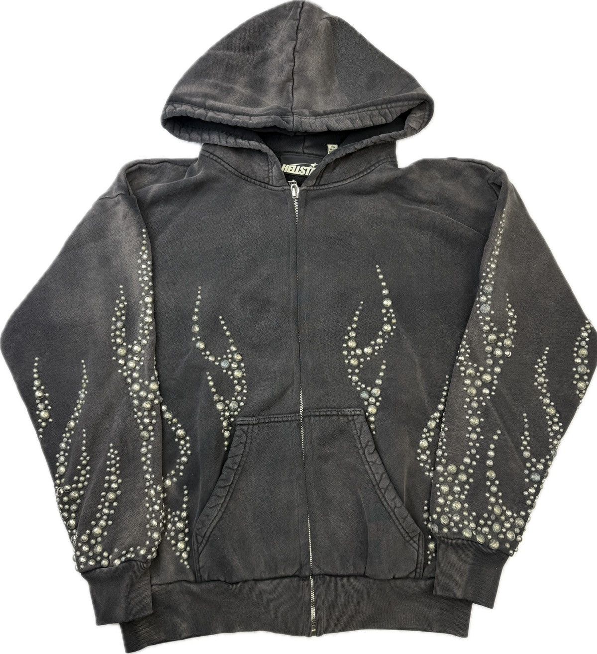 HELLSTAR Hellstar Studded Zip Up Hoodie | Grailed