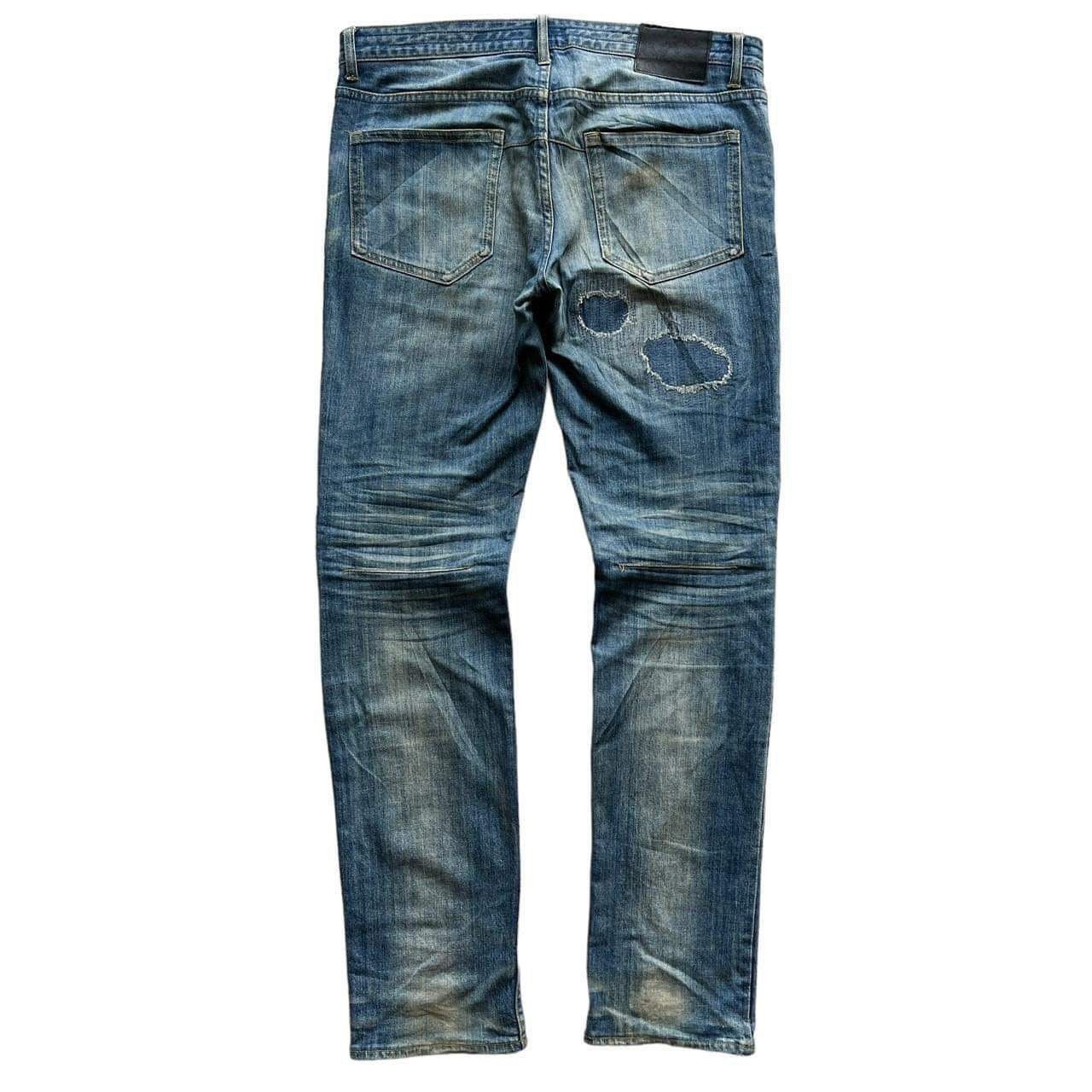 Number (N)ine 💸STEAL💸 Number Nine Zigzag Patches Slim Fit Denim Jeans ...