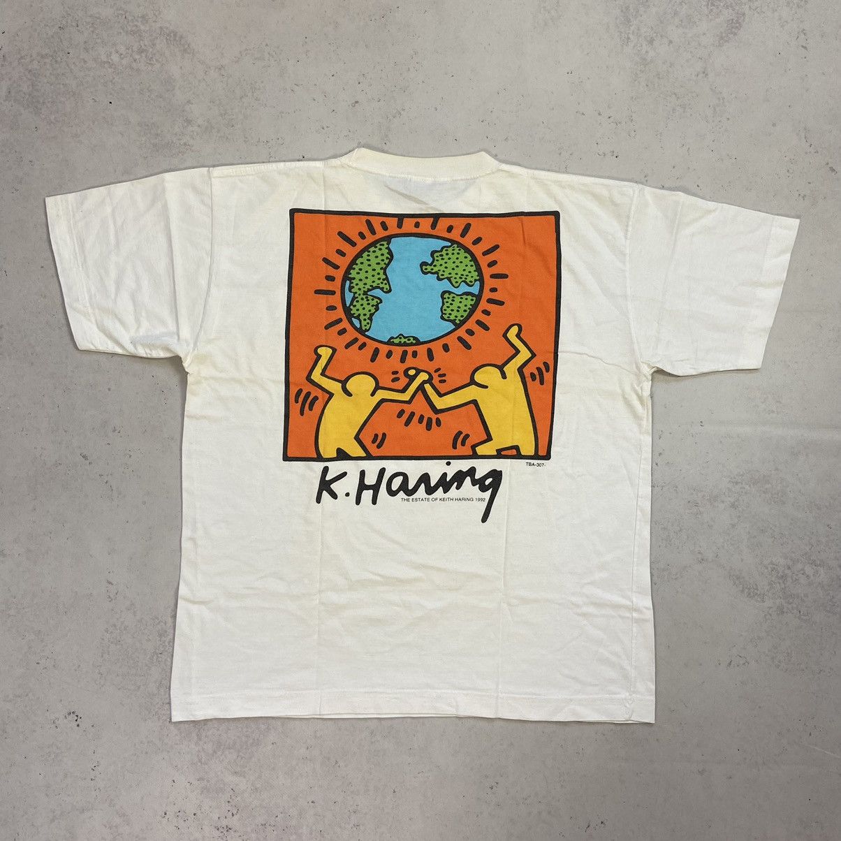 Vintage Keith Haring Vintage Tee THE ESTATE OF KEITH HARING 1992 | Grailed