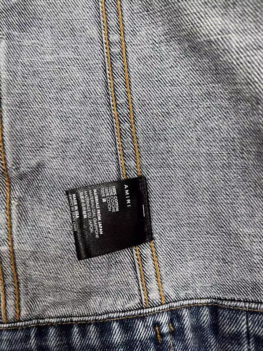 Amiri Amiri 17AW cashew flower denim jacket | Grailed