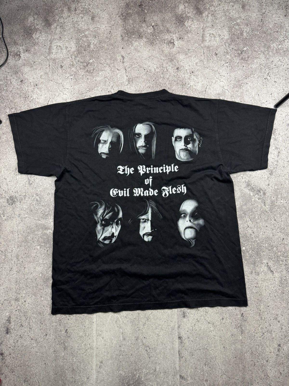 Band Tees Vintage Cradle of Filth Principles of Evil Made Flesh band ...