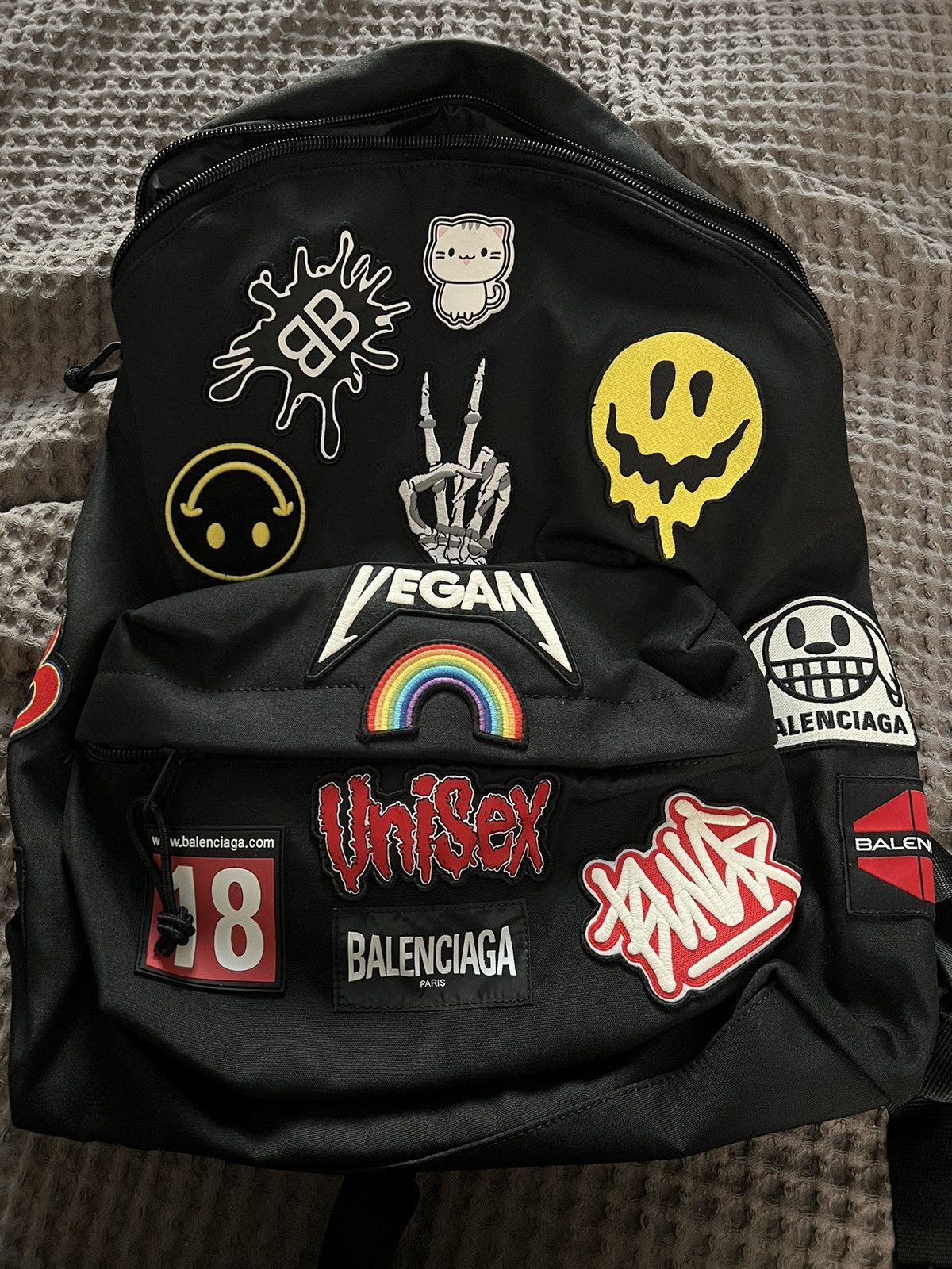 Balenciaga Balenciaga gamer patch backpack | Grailed