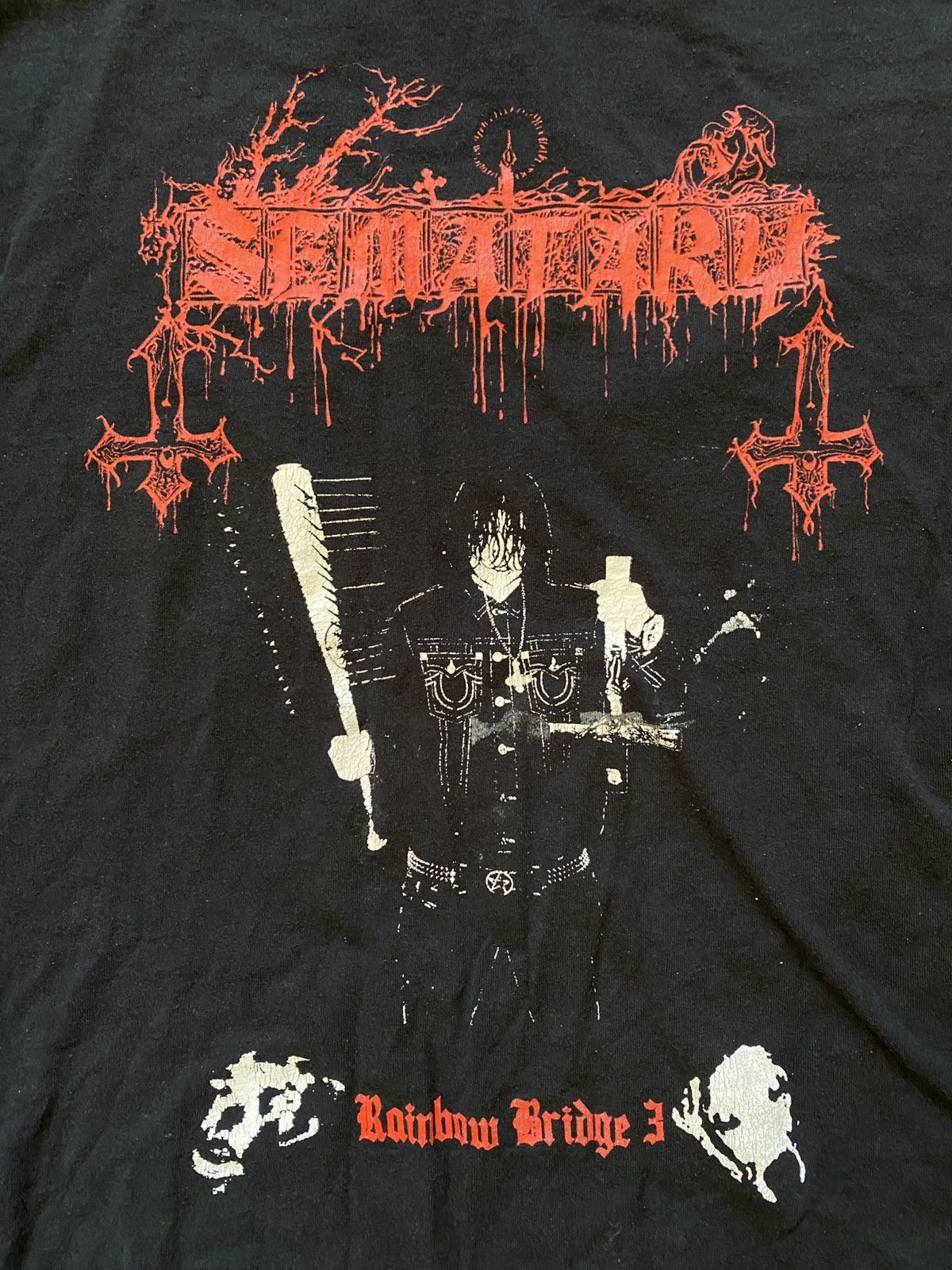Band Tees × Haunted Mound Sematary Rainbow Bridge 3 Longsleeve Rare ...