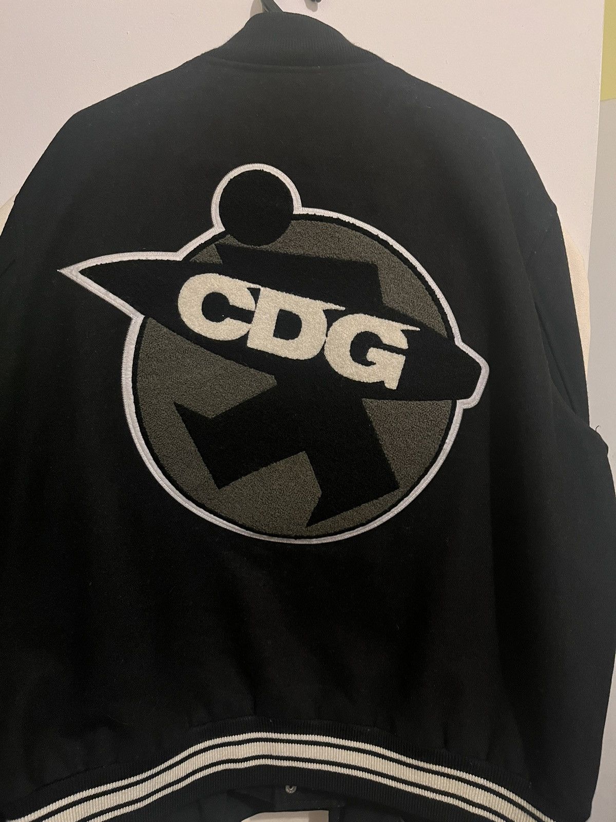 Comme des Garcons × Stussy Stussy X CDG 40th Anniversary Varsity Jacket ...
