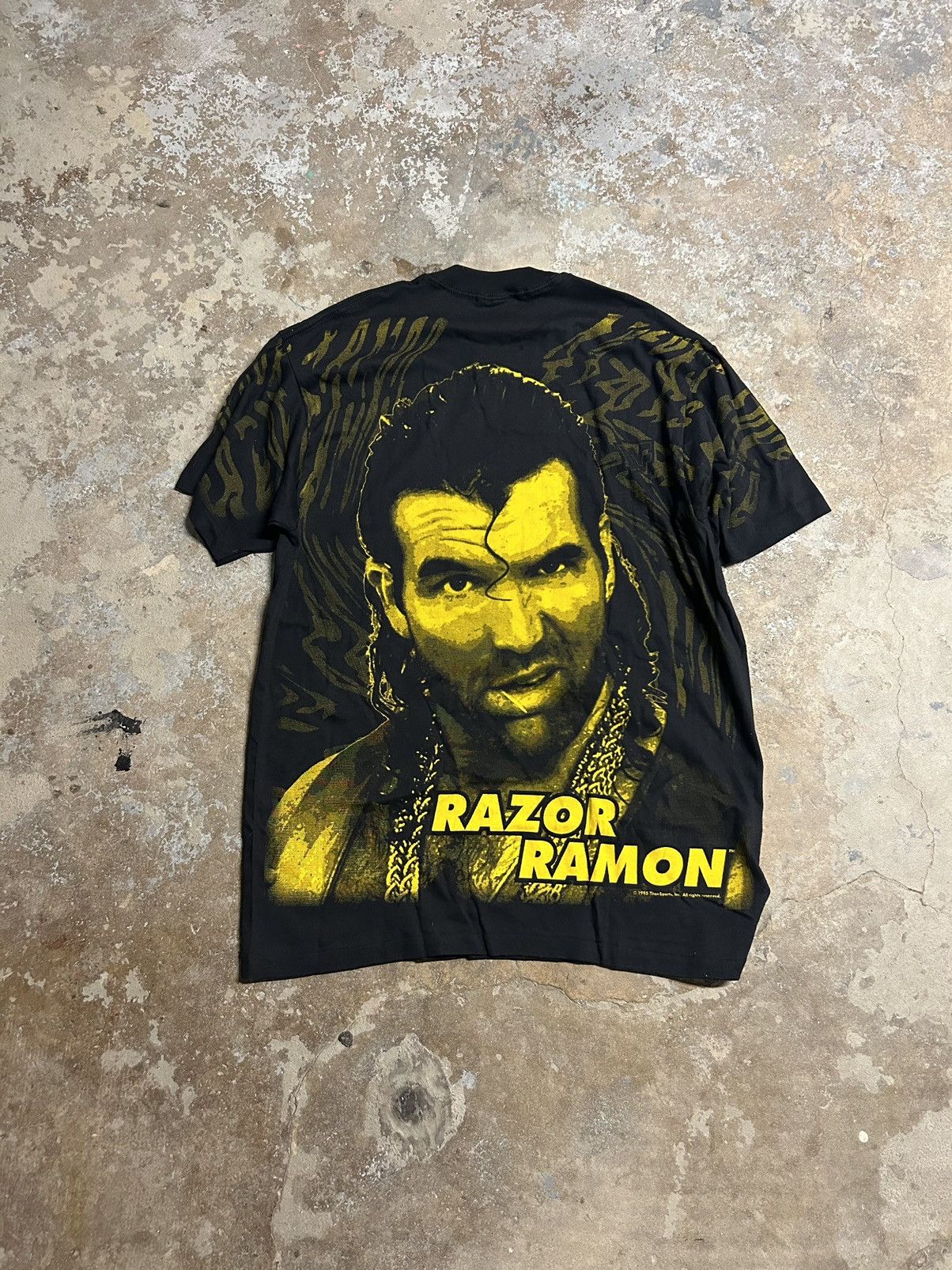 Vintage × WWE × WWF RARE Razor Ramon 1995 WWF Vintage T Shirt | Grailed